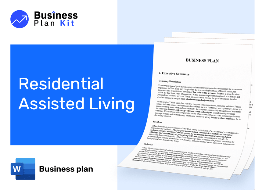 Residential Assisted Living Business Plan – Businessplankit.com