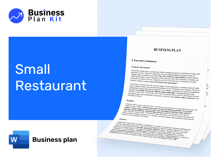 Small Restaurant Business Plan – Businessplankit.com
