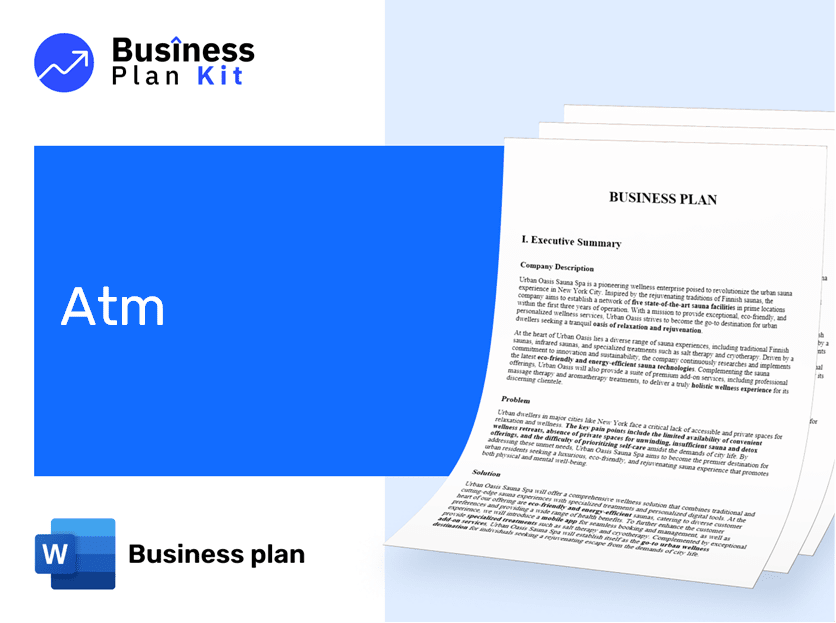 Atm Business Plan – Businessplankit.com