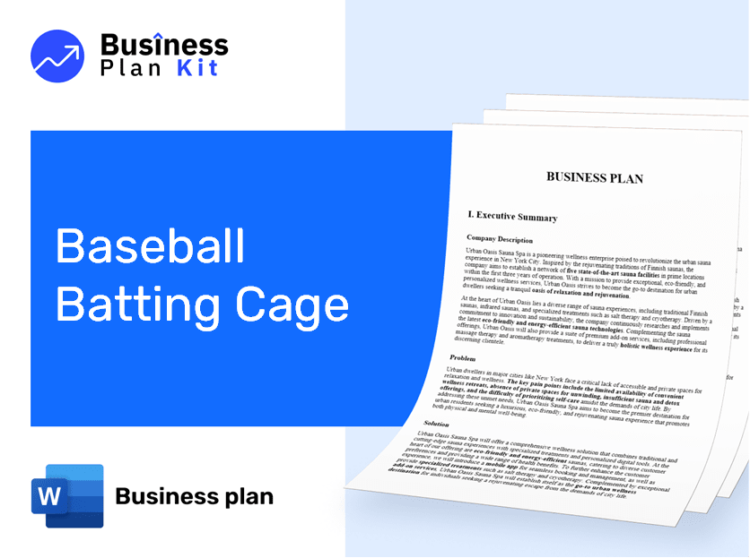 Baseball Batting Cage Business Plan