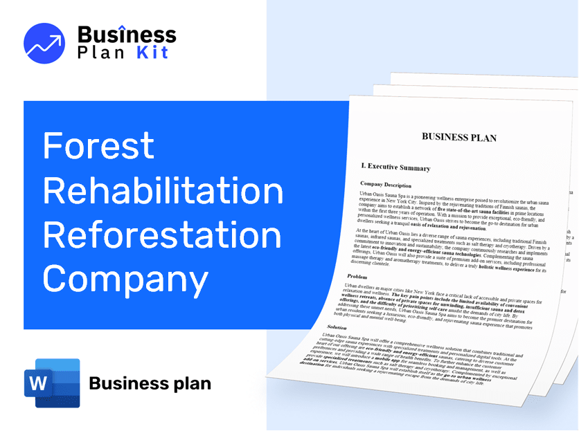 Forest Rehabilitation Reforestation Company Business Plan