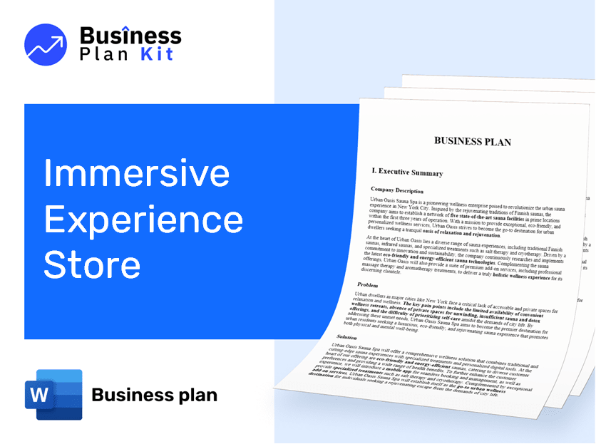 Immersive Experience Store Business Plan