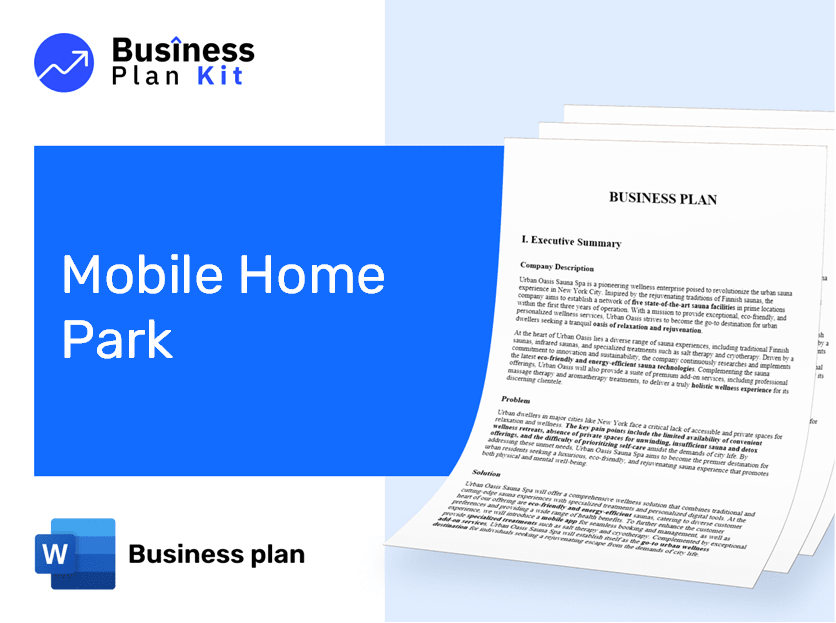 Mobile Home Park Business Plan – Businessplankit.com