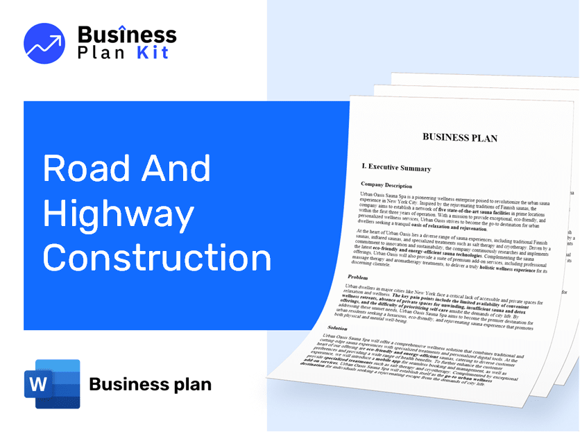 Road And Highway Construction Business Plan